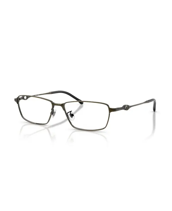 DIESEL® Square Full Rim Eyeglasses - Brushed Light Grey Green
