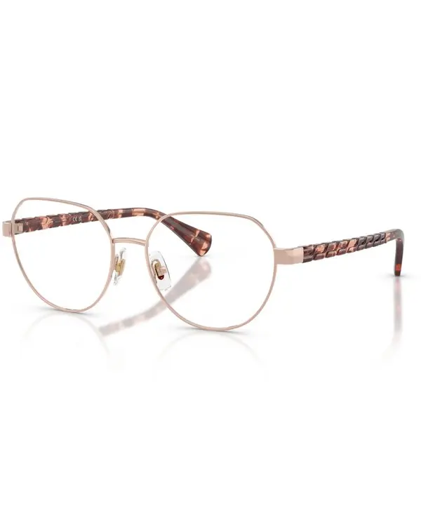 Ralph Lauren Polarized Ra6065 Irregular Eyeglasses - Shiny Rose Gold