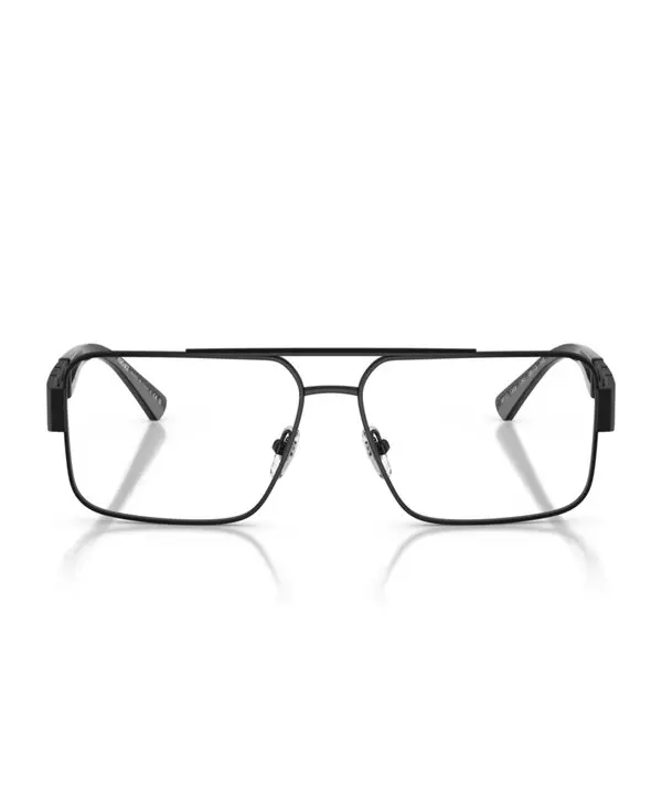 Versace Square Eyeglasses - Matte Black