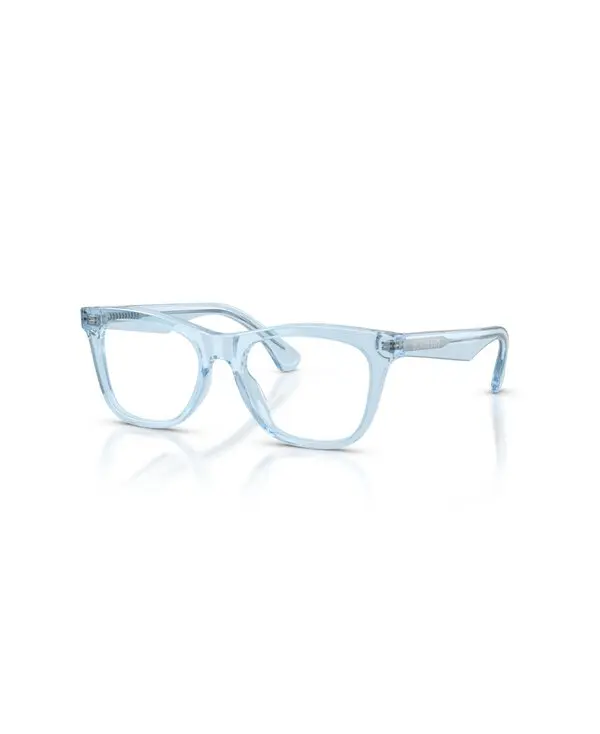 Burberry Square Frame Eyeglasses - Transparent Blue