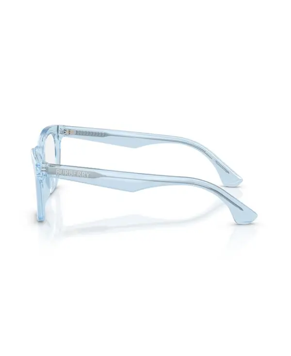 Burberry Square Frame Eyeglasses - Transparent Blue