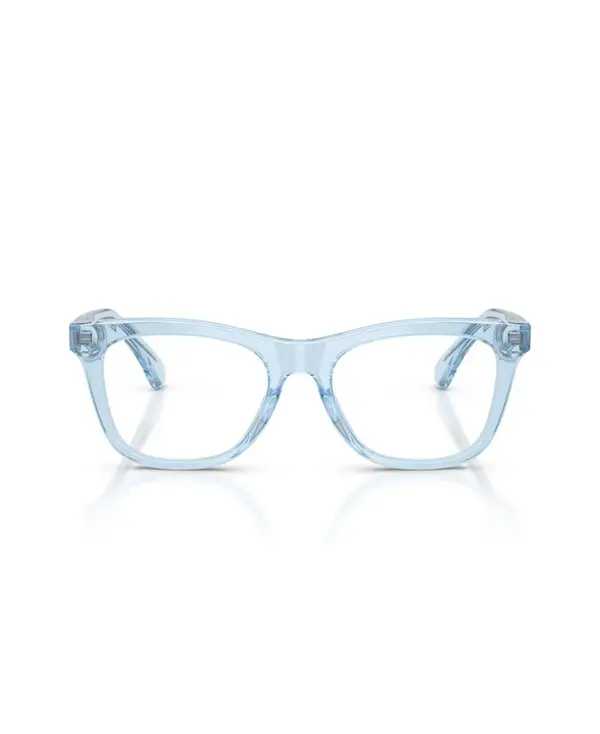 Burberry Square Frame Eyeglasses - Transparent Blue