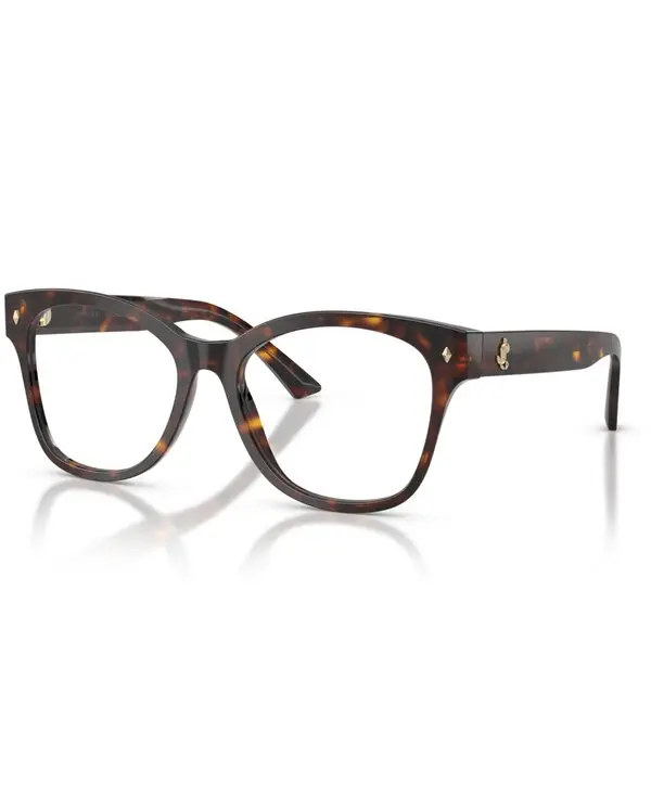 JIMMY CHOO Square Eyeglasses - Havana
