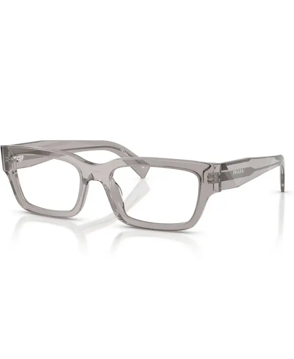Prada Square Acetate Eyeglasses - Hematite