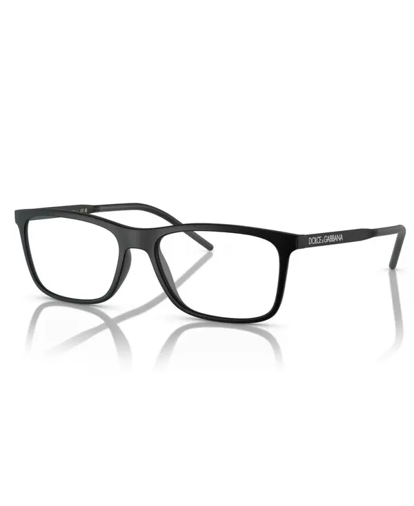 Dolce & Gabbana Rectangle Eyeglasses - Matte Black