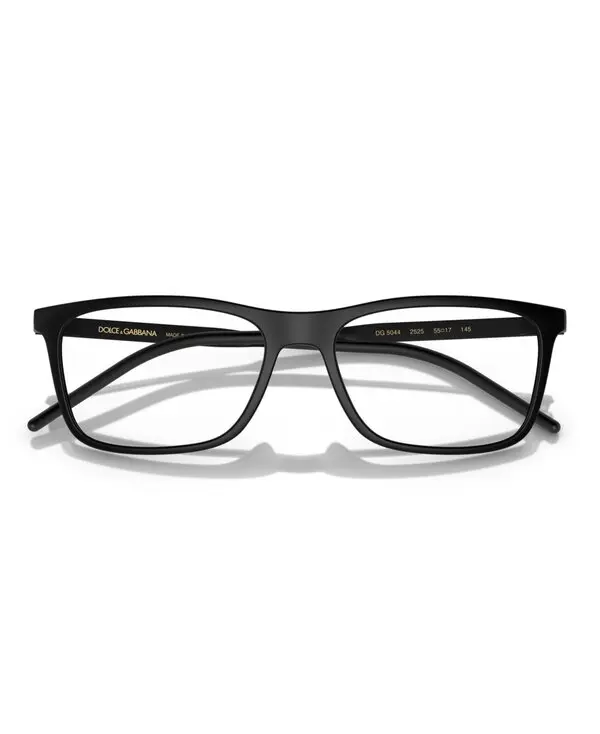 Dolce & Gabbana Rectangle Eyeglasses - Matte Black