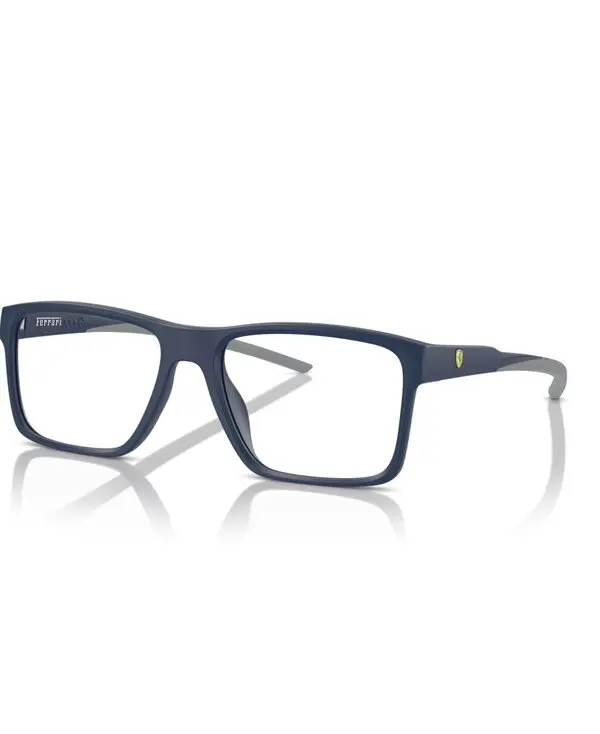 SCUDERIA FERRARI Rectangle Eyeglasses - Matte Blue