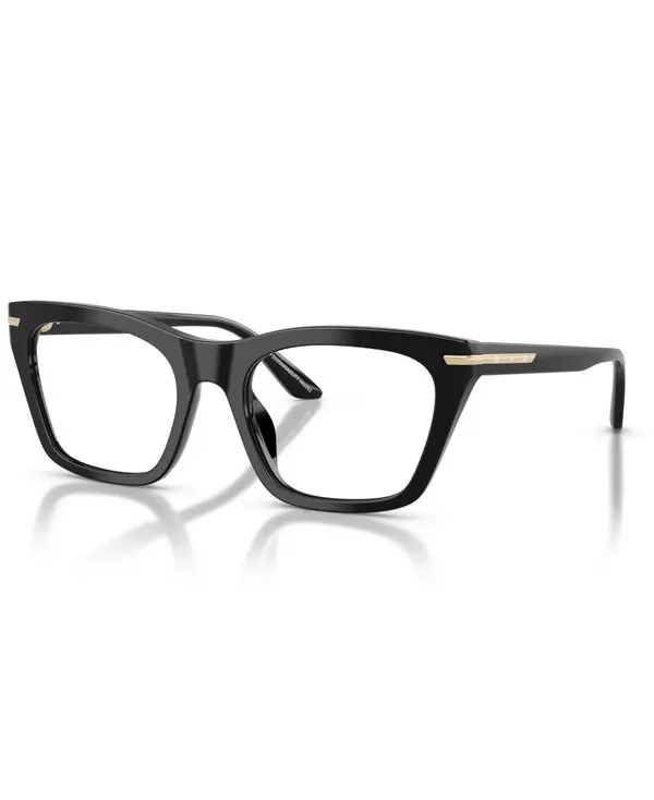 Emporio Armani Cat Eye Eyeglasses - Shiny Black