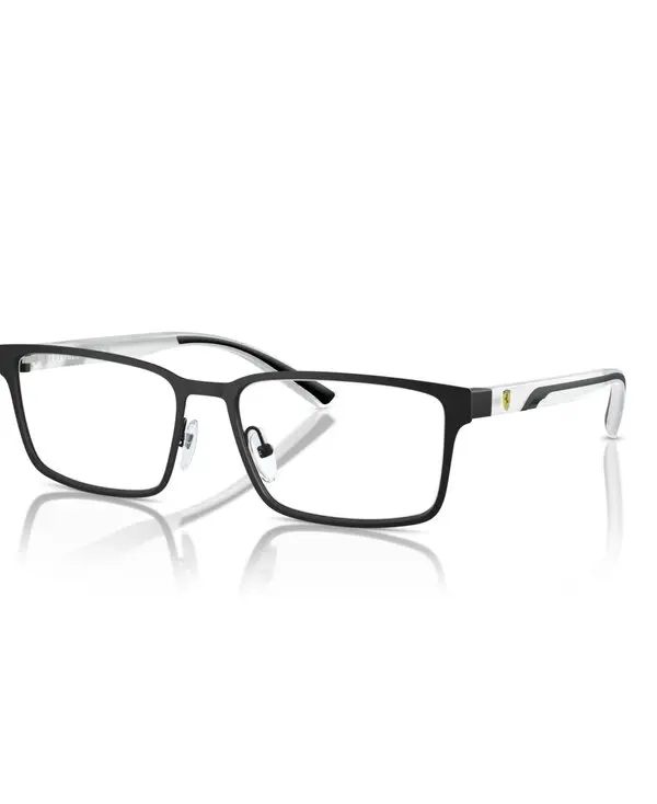 SCUDERIA FERRARI Rectangular Eyeglasses - Matte Black