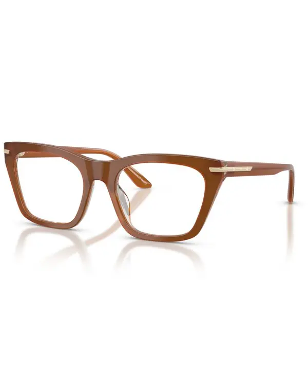 Emporio Armani Cat Eye Eyeglasses - Tobacco