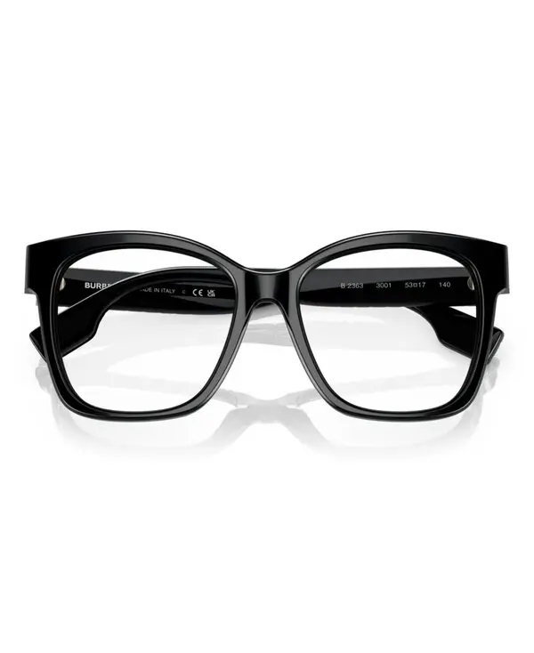 Burberry Square Frame Eyeglasses - Black