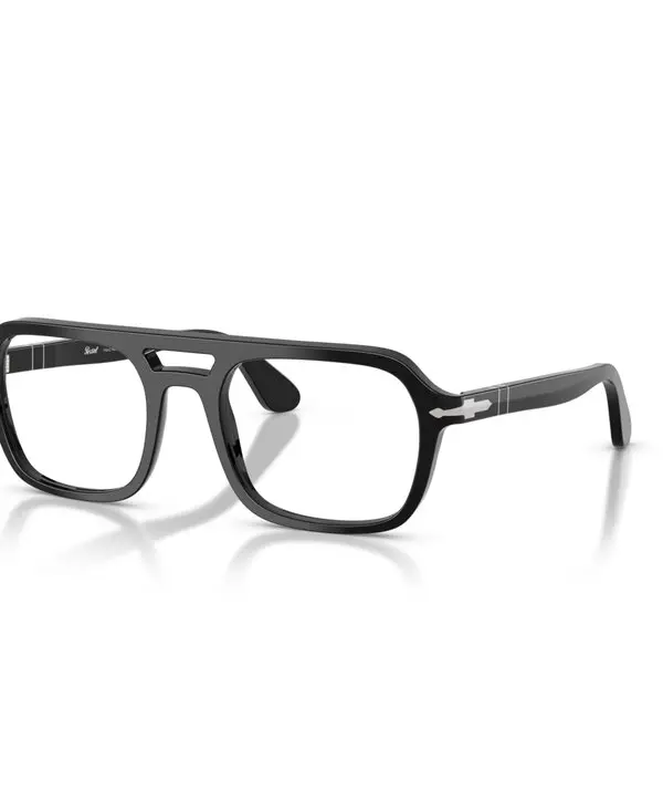 Persol Full Rim Acetate Eyeglasses - Black