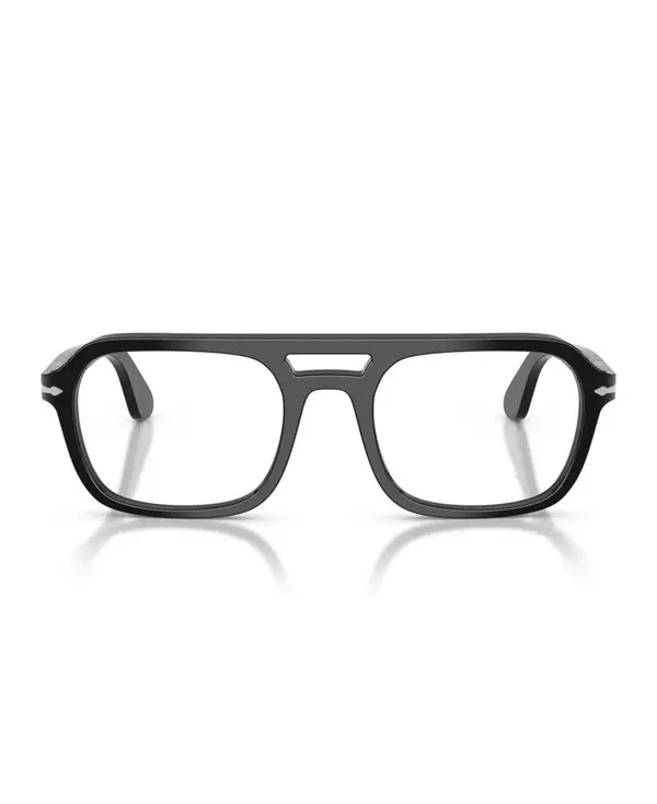 Persol Full Rim Acetate Eyeglasses - Black