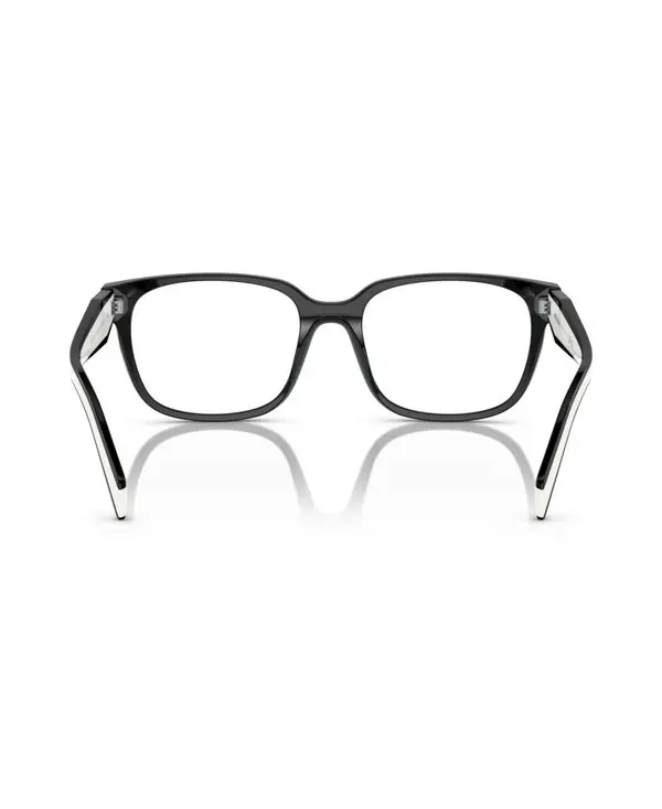 Prada Rectangle Acetate Eyeglasses - Black