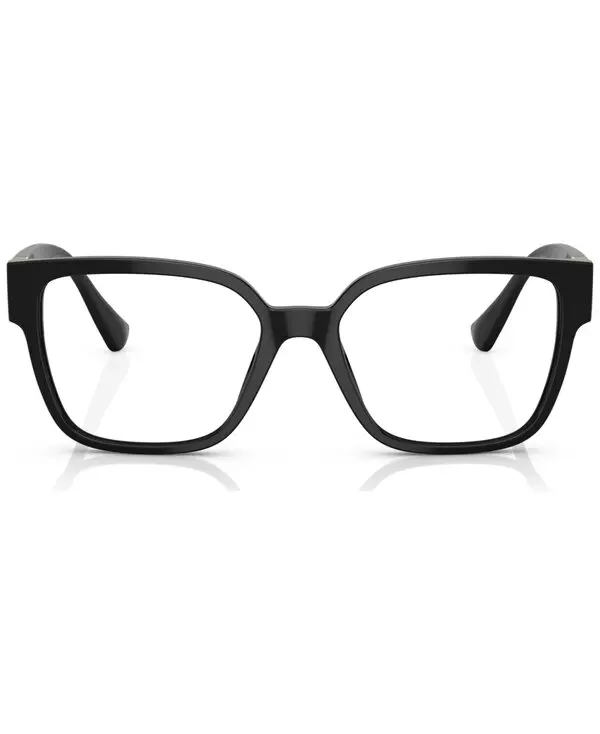 Versace Square Full Rim Eyeglasses - Black