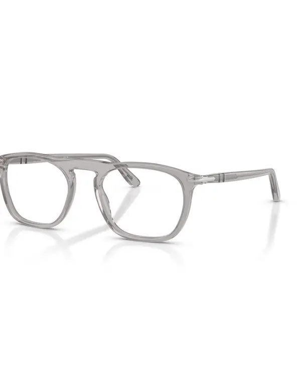 Persol Square Frame Eyeglasses - Transparent Gray
