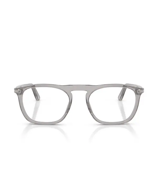 Persol Square Frame Eyeglasses - Transparent Gray