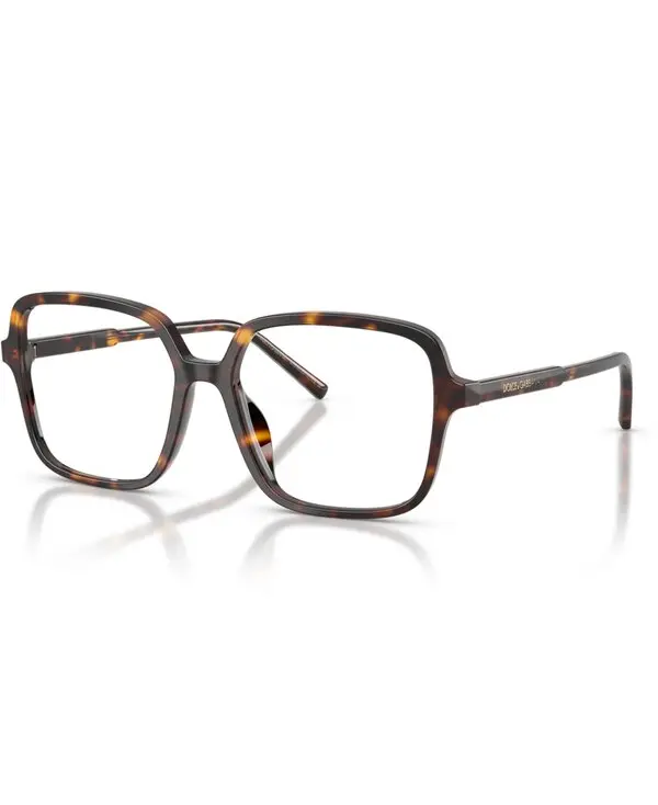 Dolce & Gabbana Square Eyeglasses - Havana