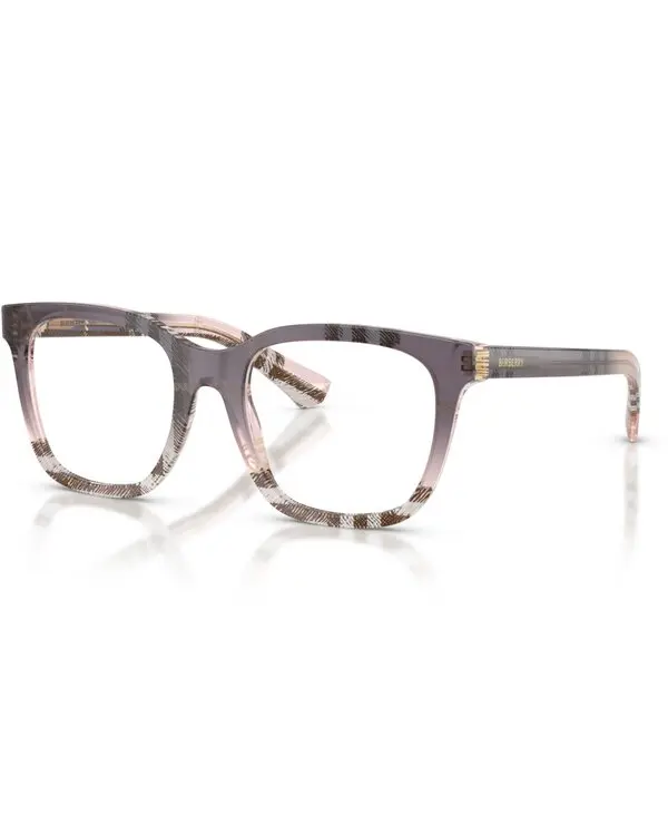 Burberry Square Eyeglasses - Check Gradient Bow