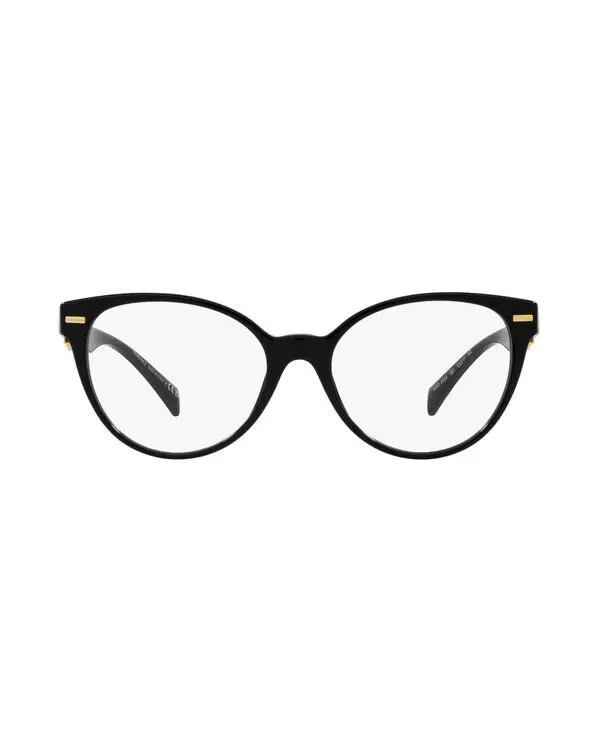 Versace Cat Eye Acetate Eyeglasses - Black