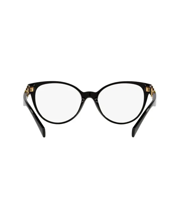 Versace Cat Eye Acetate Eyeglasses - Black
