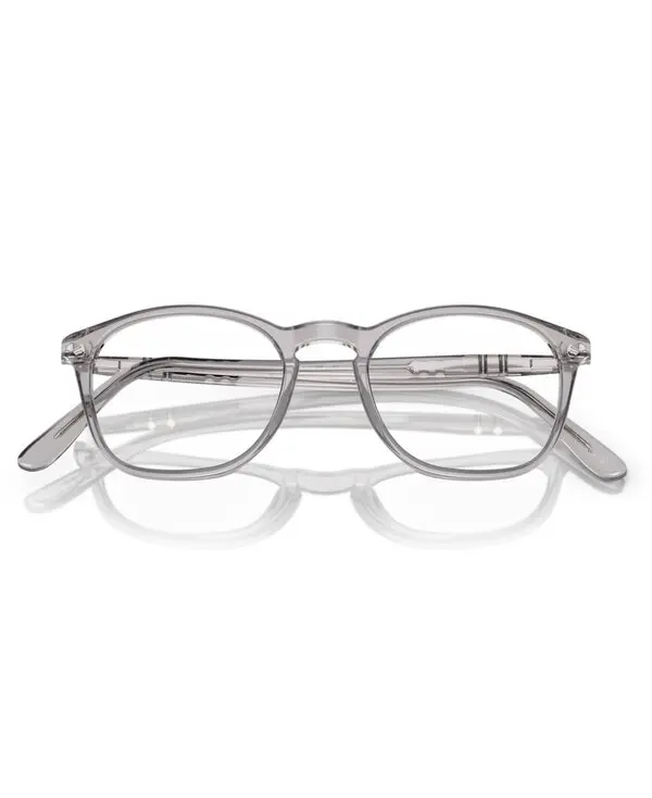 Persol Full Rim Eyeglasses - Transparent Gray
