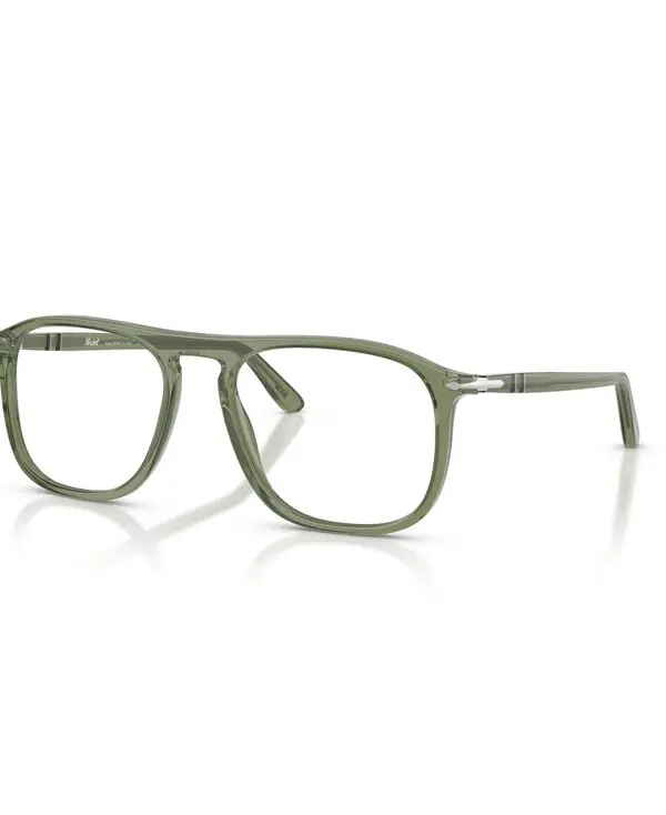 Persol Square Eyeglasses - Transparent Green
