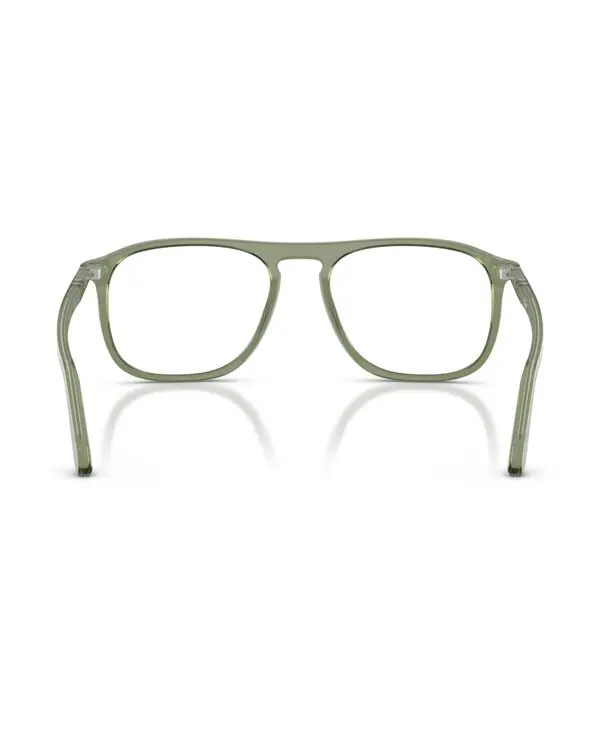 Persol Square Eyeglasses - Transparent Green
