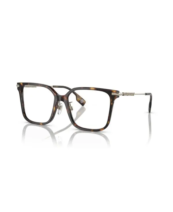 Burberry Square Elizabeth Eyeglasses - Dark Havana
