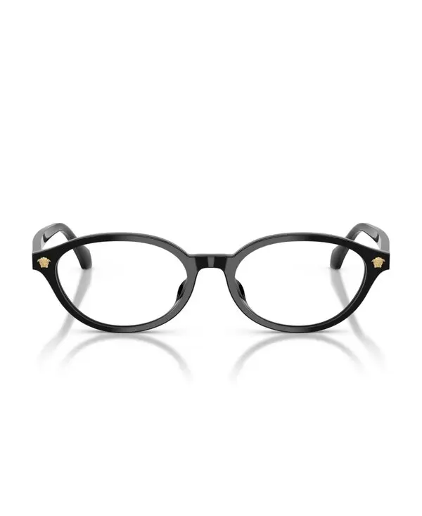 Versace Oval Eyeglasses - Black