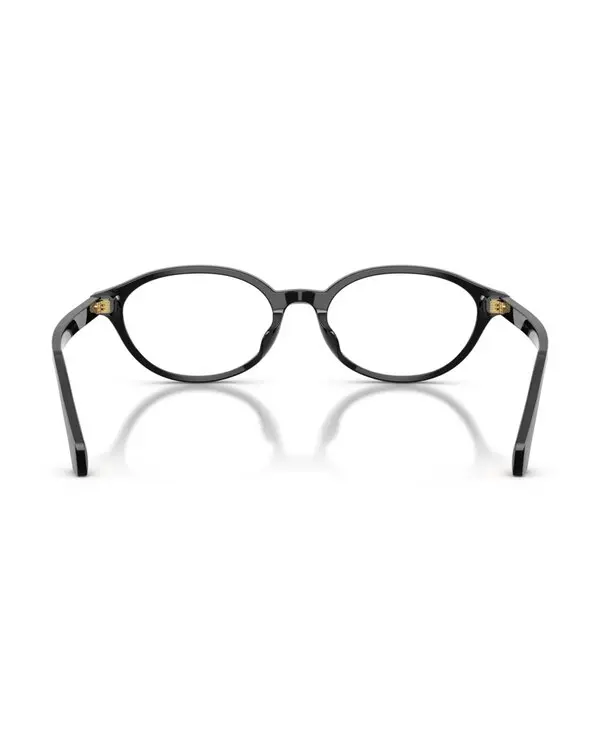 Versace Oval Eyeglasses - Black