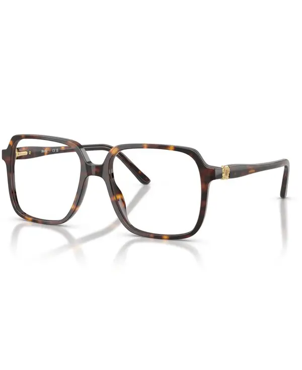 SFEROFLEX Square Eyeglasses - Shiny Havana