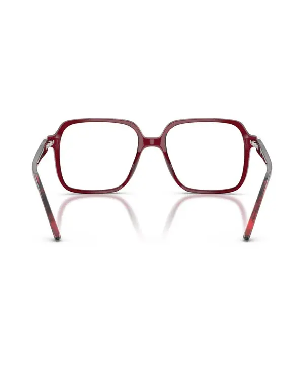 SFEROFLEX Square Full Rim Eyeglasses - Ruby