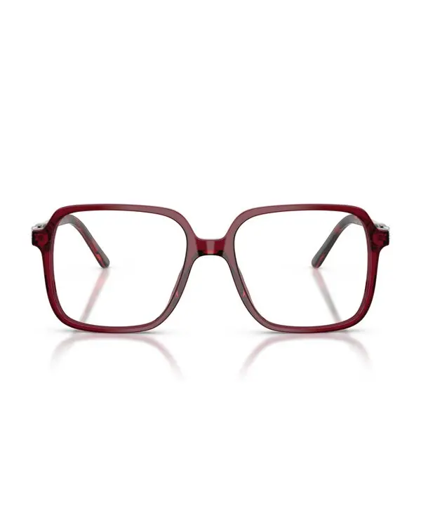 SFEROFLEX Square Full Rim Eyeglasses - Ruby