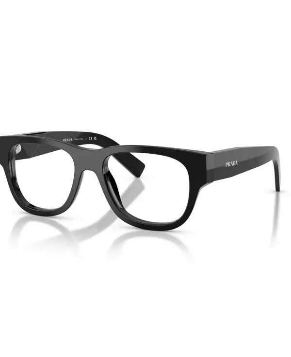 Prada Square Frame Eyeglasses - Black