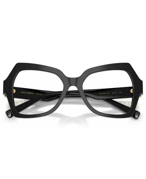 Dolce & Gabbana Butterfly Eyeglasses - Black
