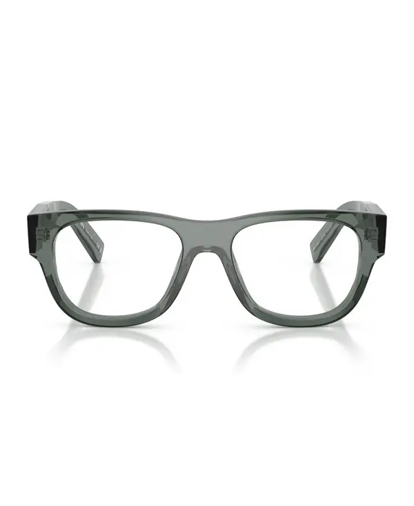 Prada Square Eyeglasses - Transparent Gray