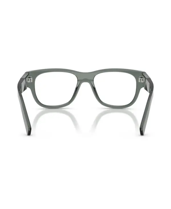 Prada Square Eyeglasses - Transparent Gray