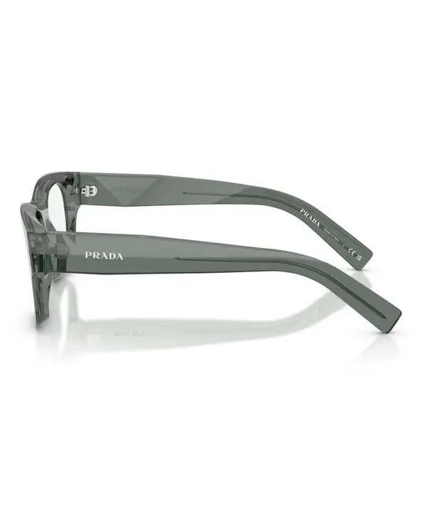 Prada Square Eyeglasses - Transparent Gray
