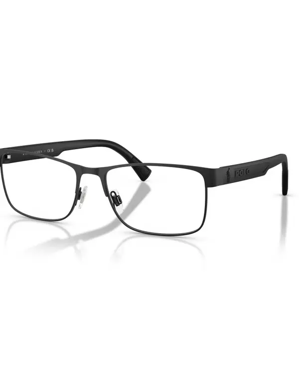 Polo Ralph Lauren Rectangle Eyeglasses - Matte Black