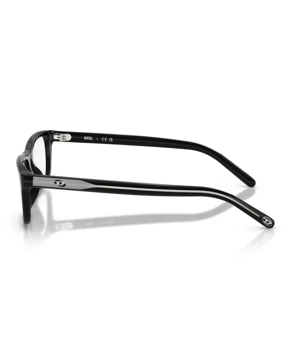 DIESEL® Rectangular Eyeglasses - Solid Black