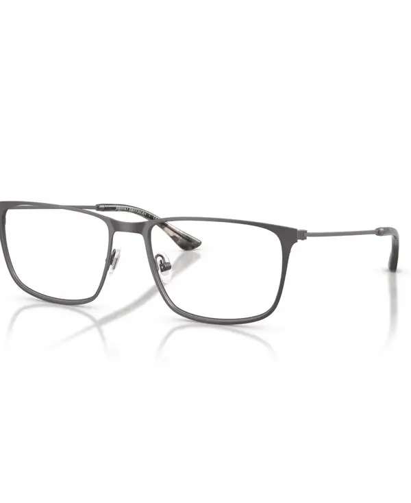 Brooks Brothers Rectangle Eyeglasses - Gunmetal