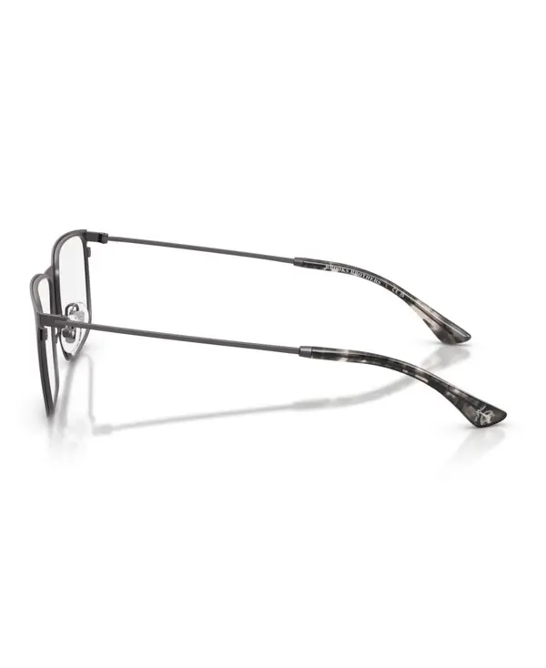 Brooks Brothers Rectangle Eyeglasses - Gunmetal