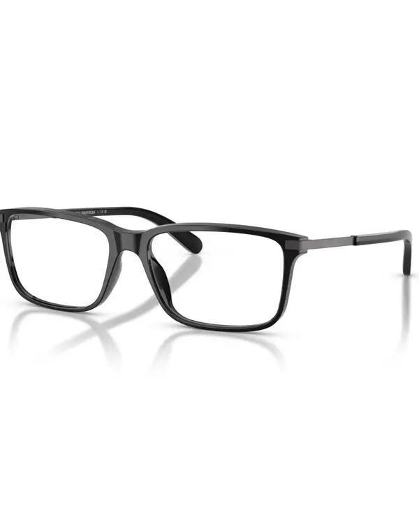 Brooks Brothers Rectangle Full Rim Eyeglasses - Black