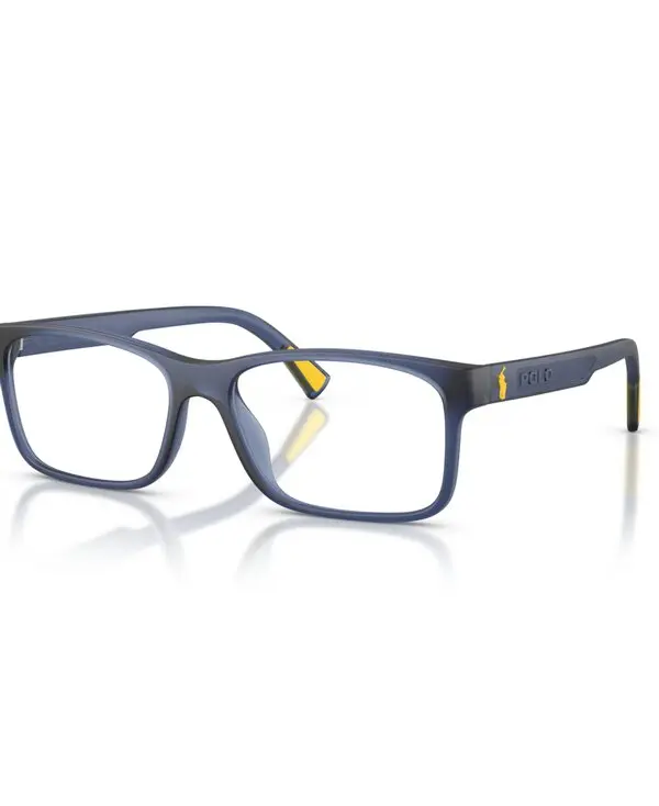 Polo Ralph Lauren Rectangle Eyeglasses - Matte Transparent Navy