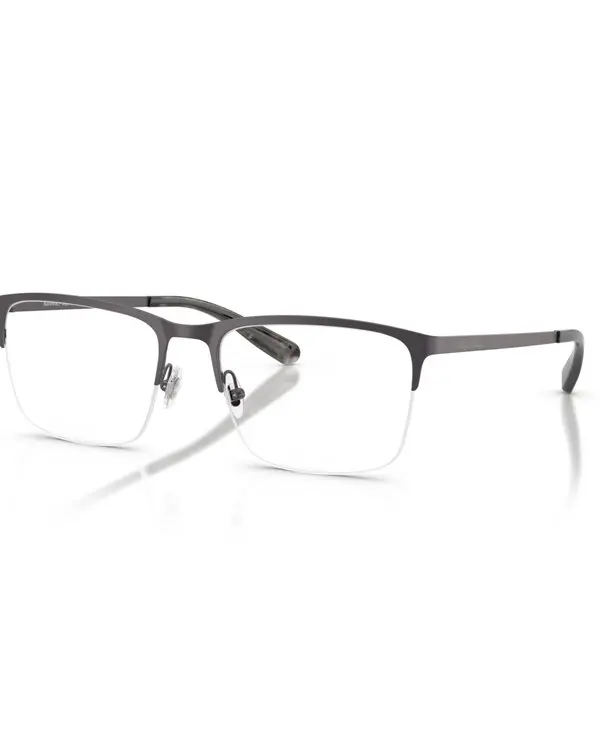 Brooks Brothers Rectangle Eyeglasses - Gunmetal
