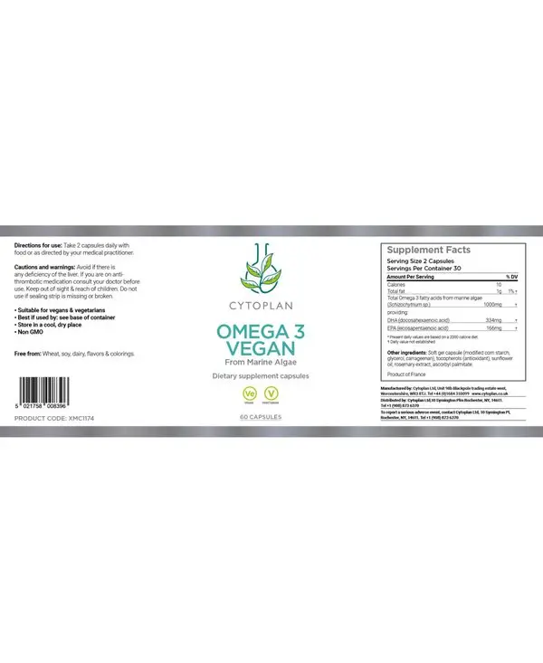 CYTOPLAN Omega 3 60 Usa