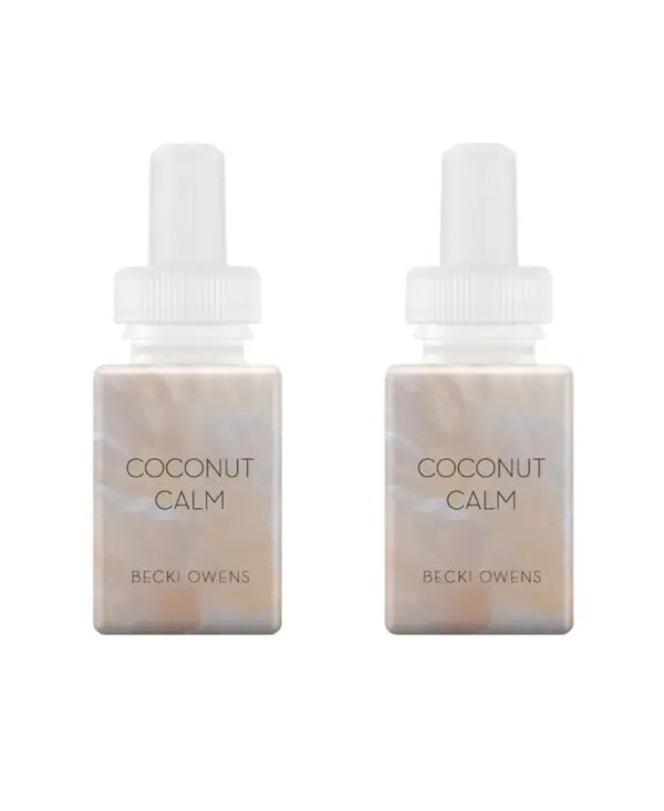PURA Becki Owens Coconut Calm Home Scent Refill Smart Home Air Diffuser Fragrance Up To 120-hours Of Premium Fragrance Per Refill - Light,pastel Brown