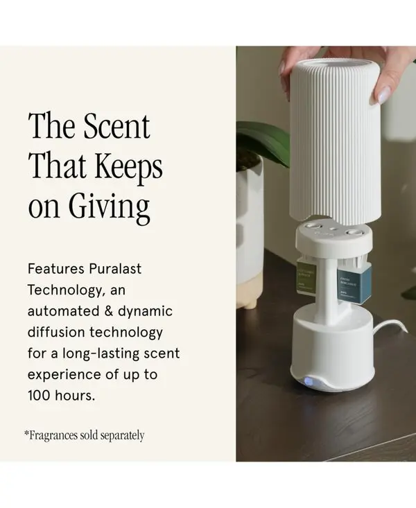 PURA Plus Smart Fragrance Diffuser For Large Spaces Adjustable Smart Home Diffuser With Automatic Fragrance Vial Detection