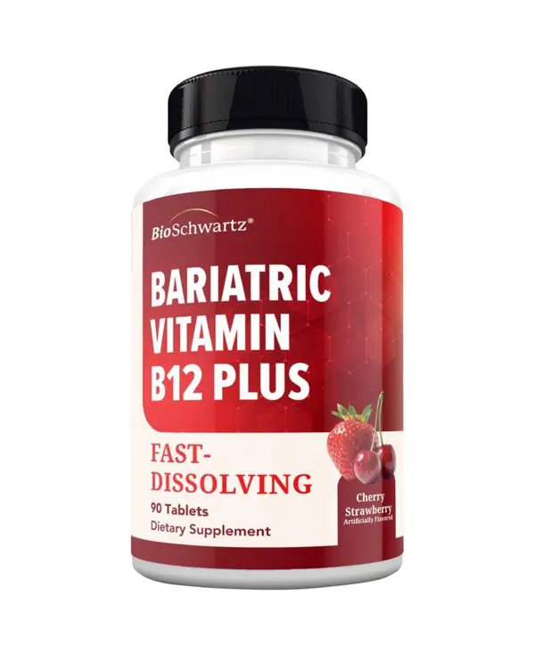 BIOSCHWARTZ Bariatric B12 Plus Dissolvable Tablets - No Color